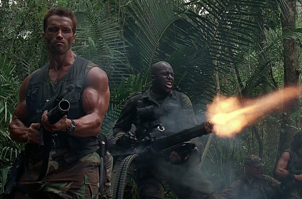 handheld minigun predator